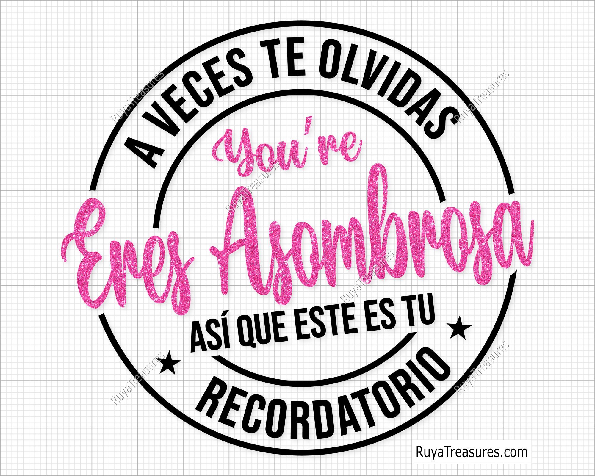 Eres Asombrosa Svg, Spanish Quote Svg, Best Friend Svg, Bestie Svg