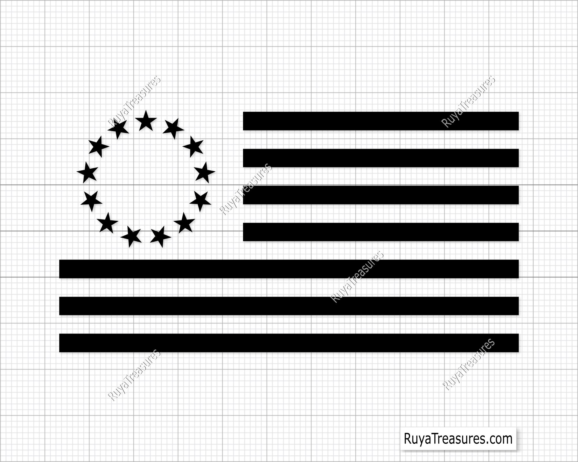 FREE Download Betsy Ross Flag Svg, Betsy Ross Flag Svg, Constitution ...