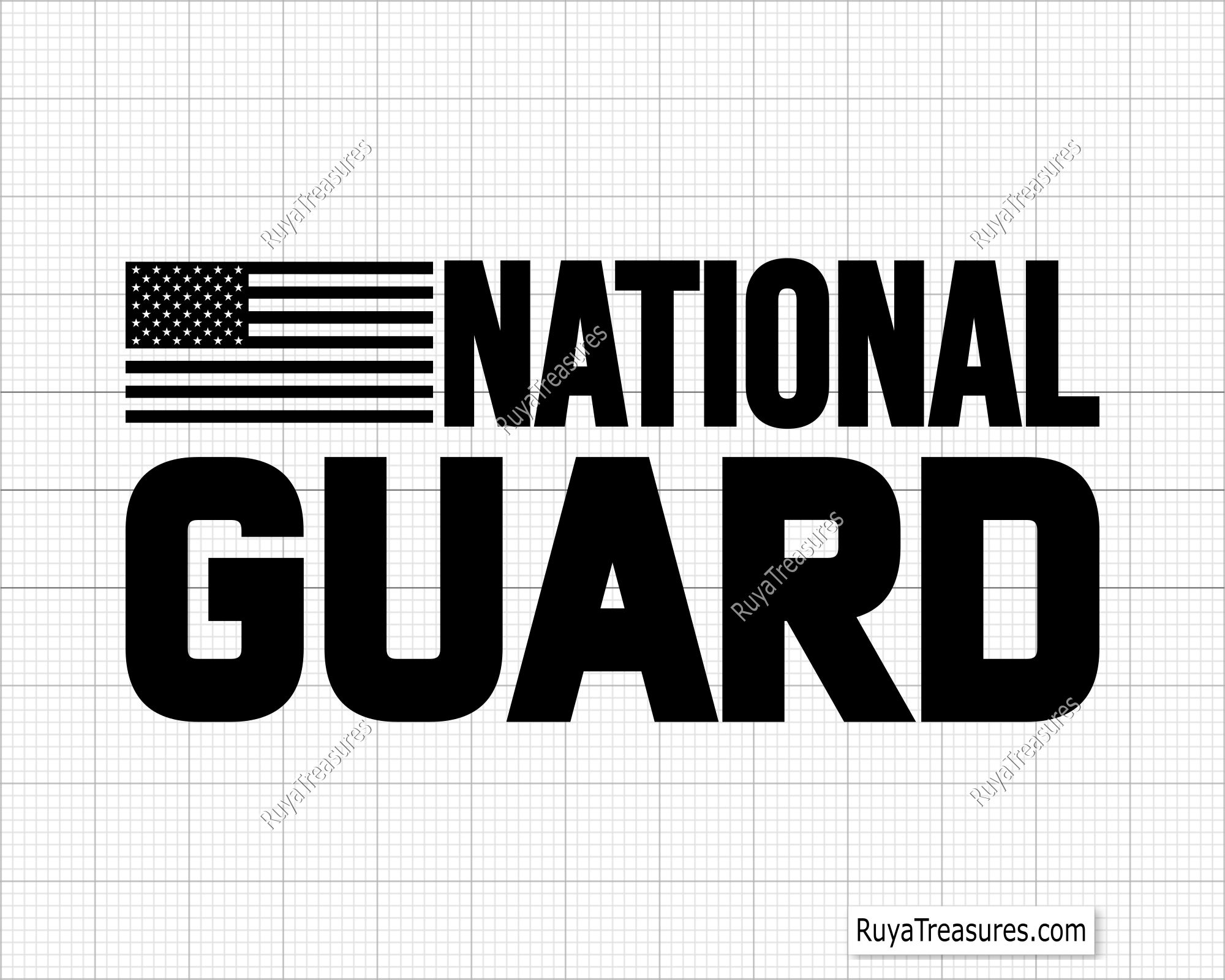 National Guard Svg, Military Svg, Patriotic Svg, Veteran Svg, Army Svg