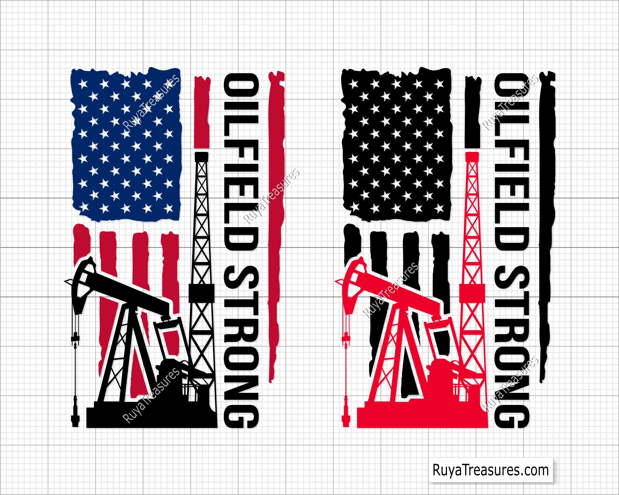 Oilfield Strong Svg, Oil Rig Worker Svg, Oilfield Life Svg, Tough Work