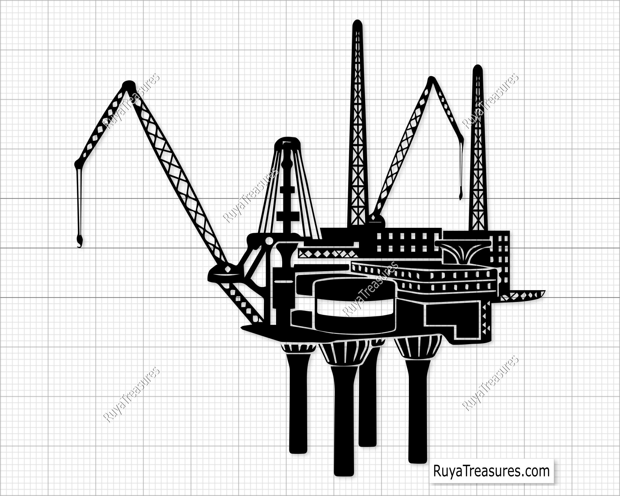 Oilfield Svg, Oil Rig Worker Svg, Oilfield Life Svg, Rig Svg Cut Files