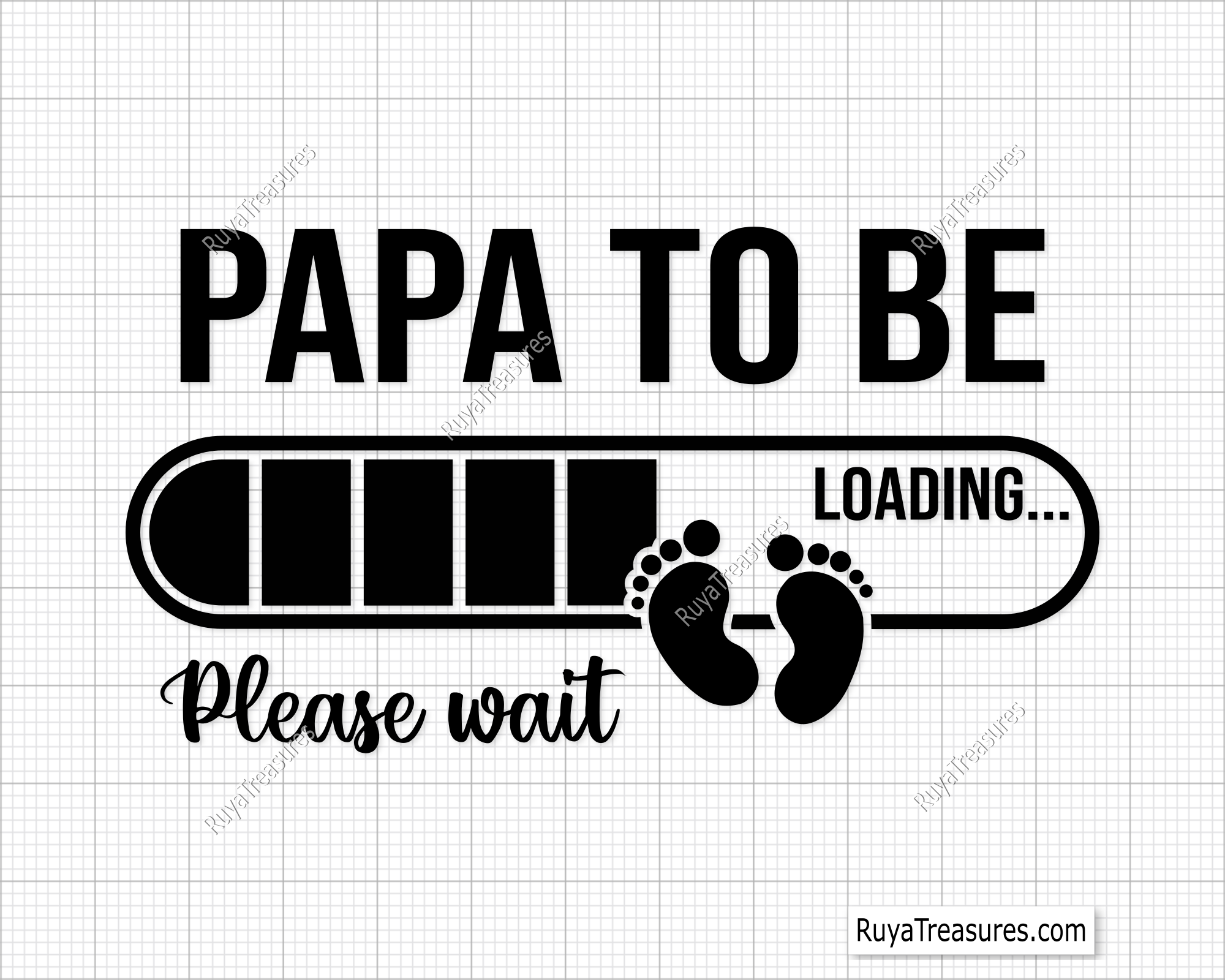 Papa to Be Svg, Papa Svg Png, Papa Est Svg, Fathers Day, New Papa Svg