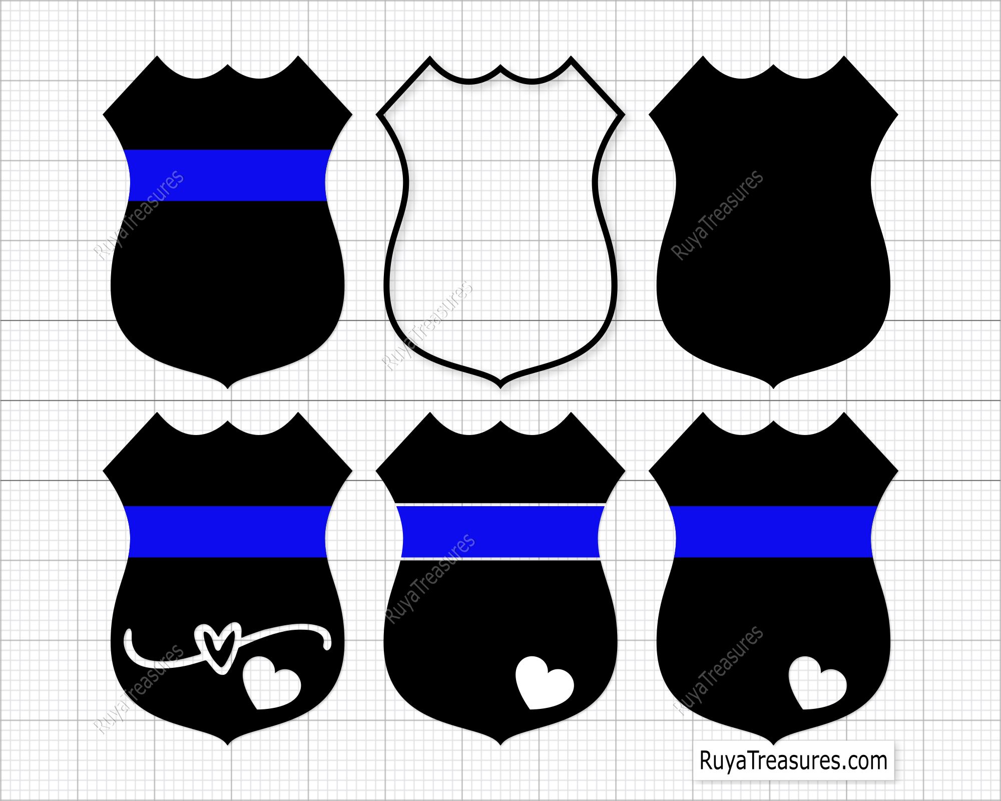 Police Badge Svg, Police Officer Badge Svg, Law Enforcement Badge Svg