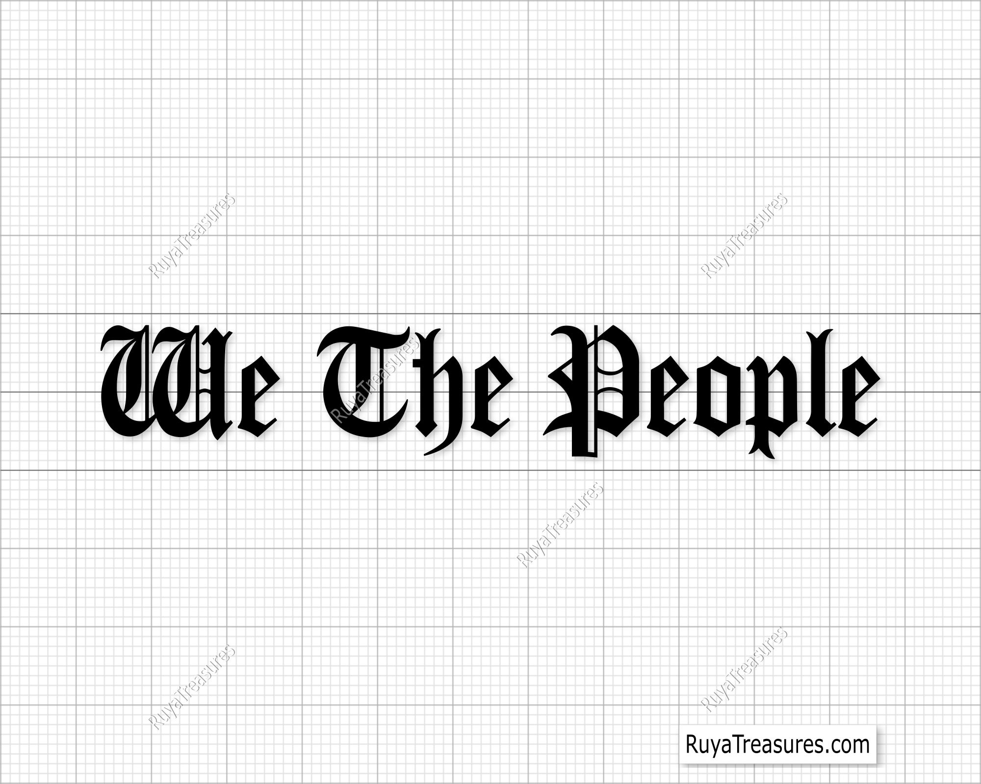 We the People Svg, Patriotic Svg, 1776 Svg, Freedom Svg, Constitutiona
