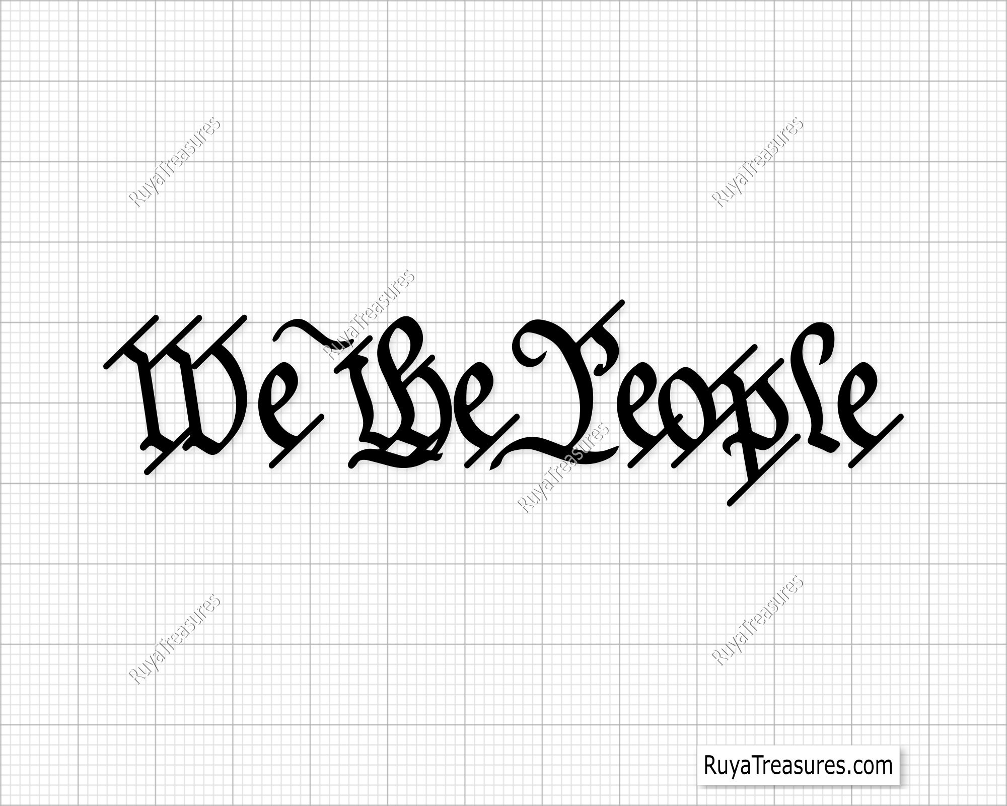 We the People Svg, Patriotic Svg, Constitutional Rights Svg, Freedom S ...