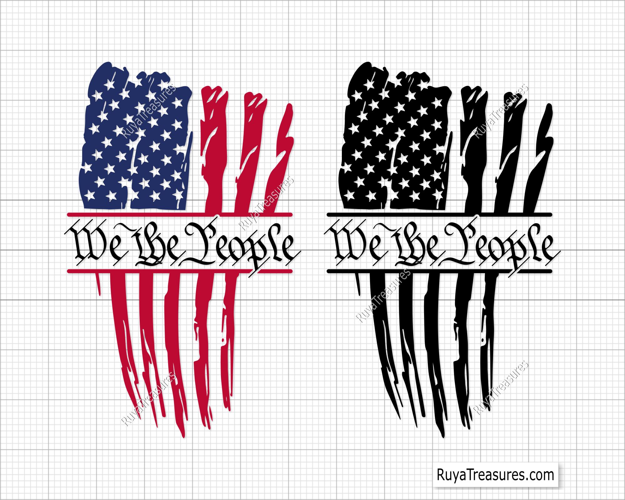We the People Distressed Flag Svg, Freedom Flag Svg, Grunge Flag Svg ...
